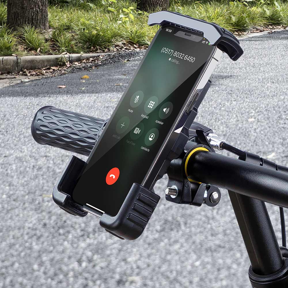 Adjustable Motorcycle Bike Phone Holder Handlebar Cell Phone Clamp A2C